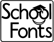 Handwriting and maths fonts for schools